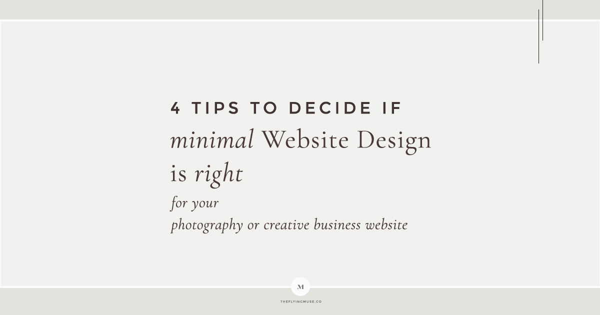 4 Tips How to decide if Minimal Web Design is Right for your ...