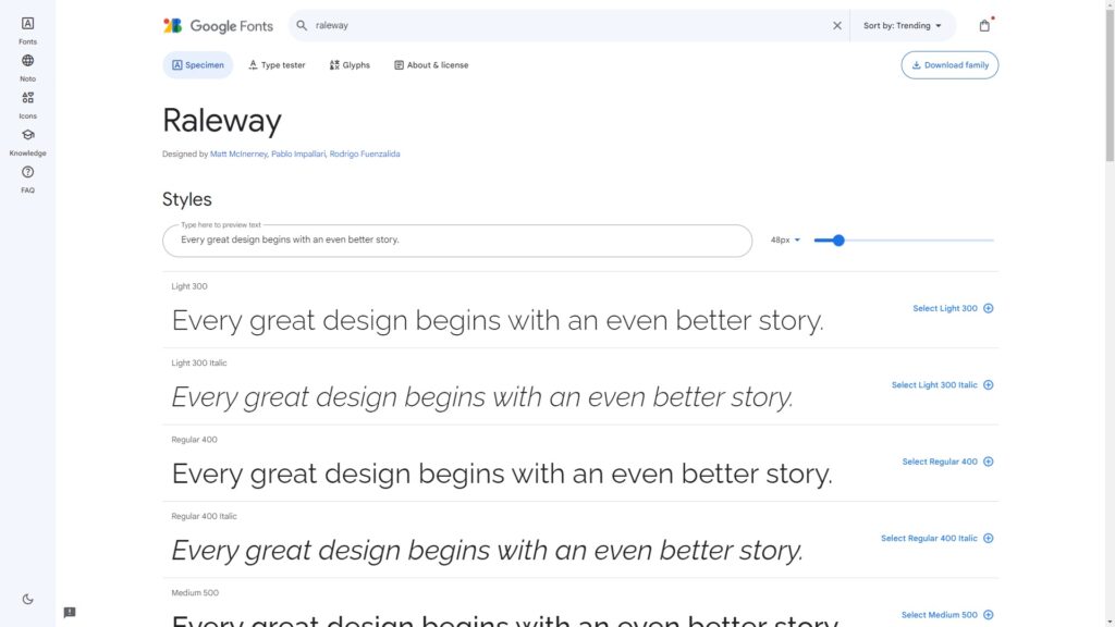 A Curated List of The 50+ Best Free Google Fonts for 2025 | the Flying Muse
