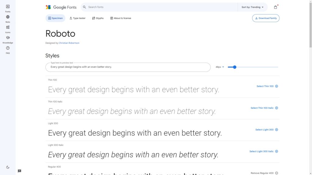 A Curated List of The 50+ Best Free Google Fonts for 2025 | the Flying Muse